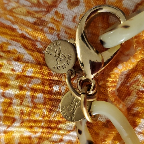 Wendy Mink | Jewelry | Signed Wendy Mink Tortoise Colored Bracelet ...